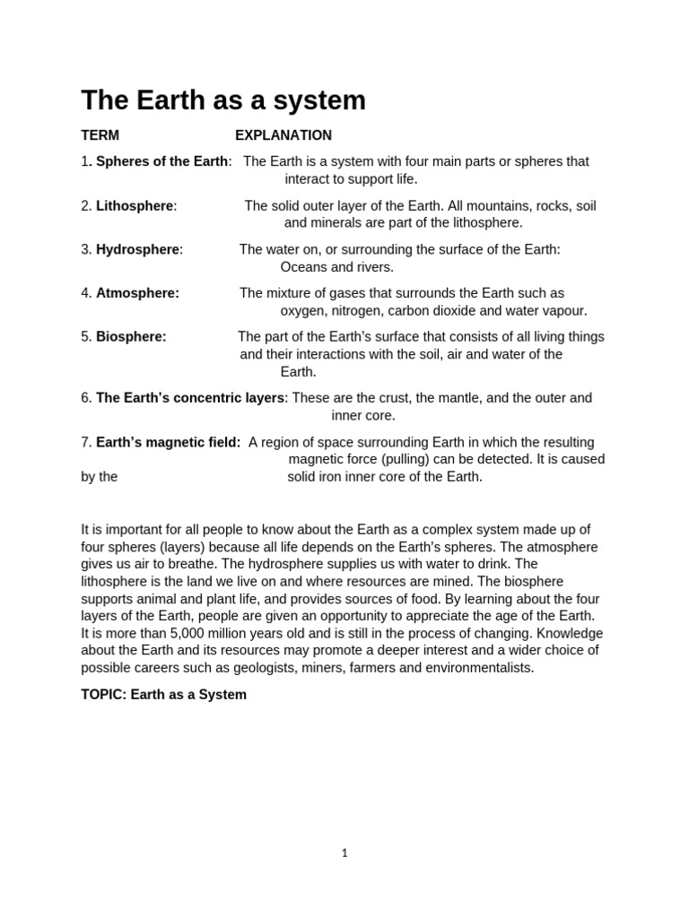 Natural Sciences Grade 9 Term 4 Notes 2024 | PDF | Atmosphere Of Earth ...