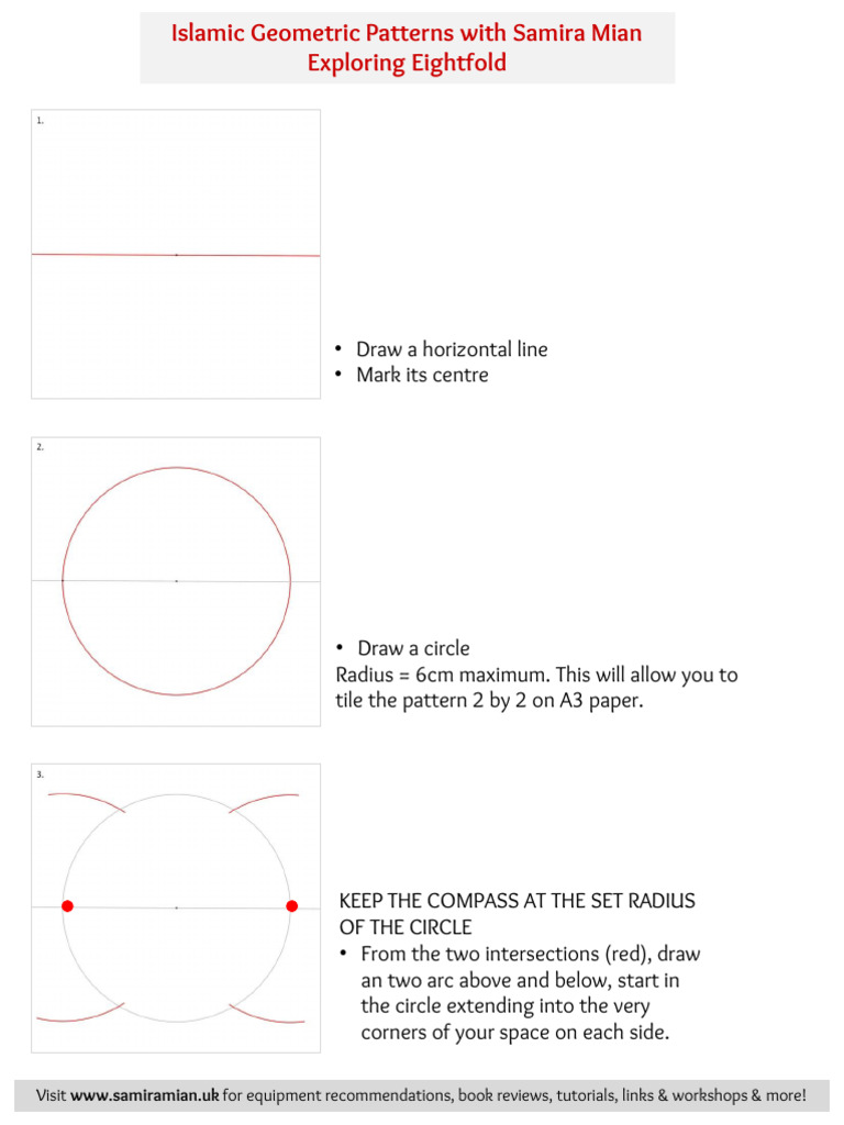 Samira Mian | PDF | Pattern | Circle