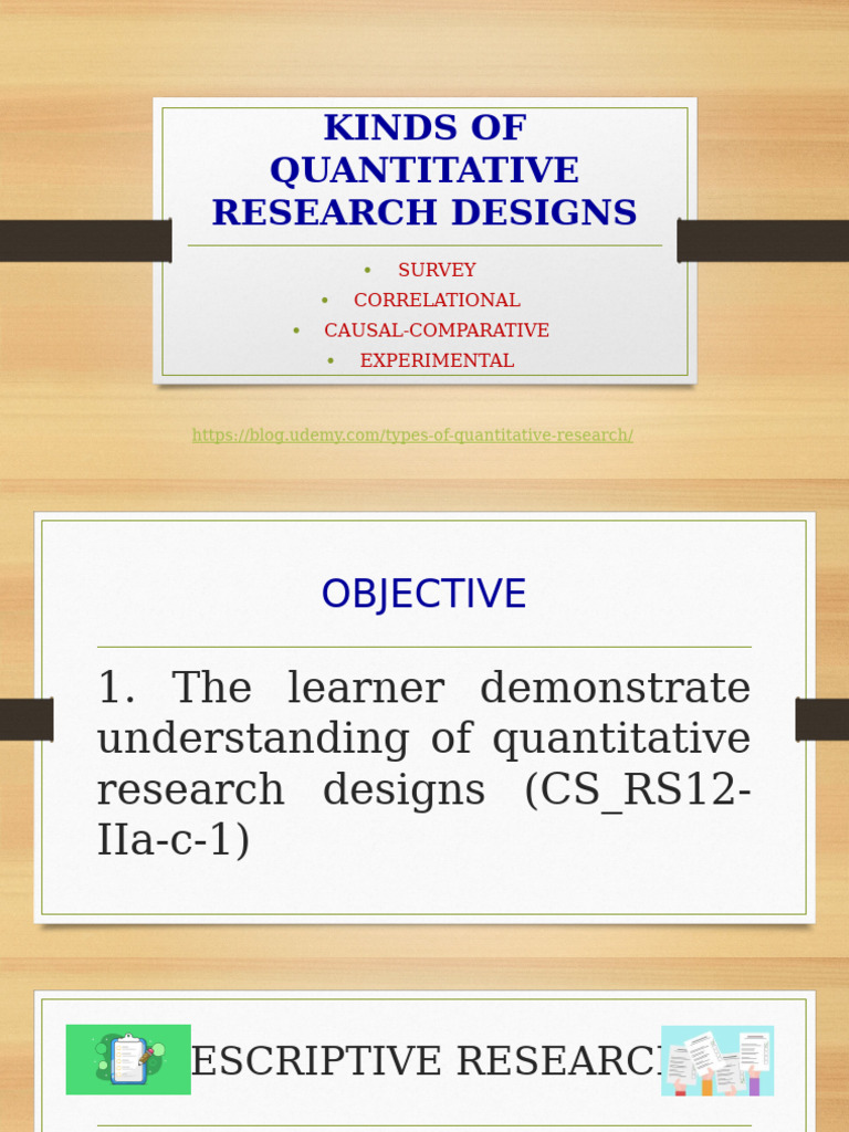 Lesson 8 Quanti Research Designs | PDF | Experiment | Analysis Of Variance