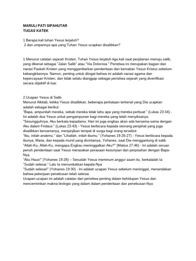 Tugas Maruli Pati | PDF