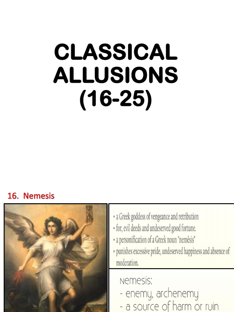 Classical Allusions (16 25) | PDF | Epistle | Poetry