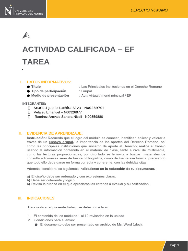 EF - Derecho Romano - Vela Su Emanuel | PDF | Ley romana | Roma antigua