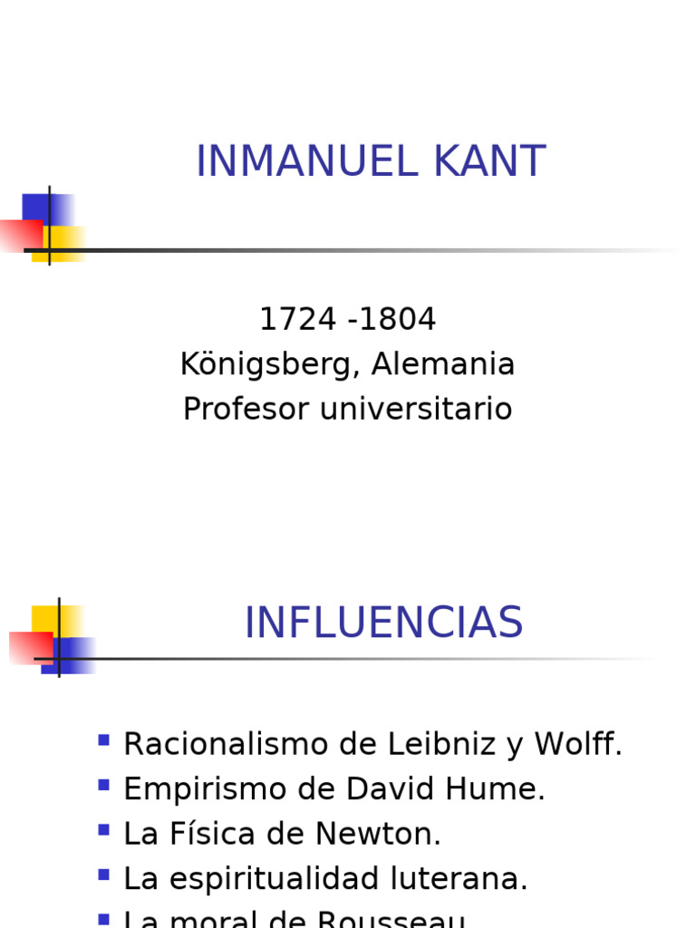 Inmanuel Kant | PDF