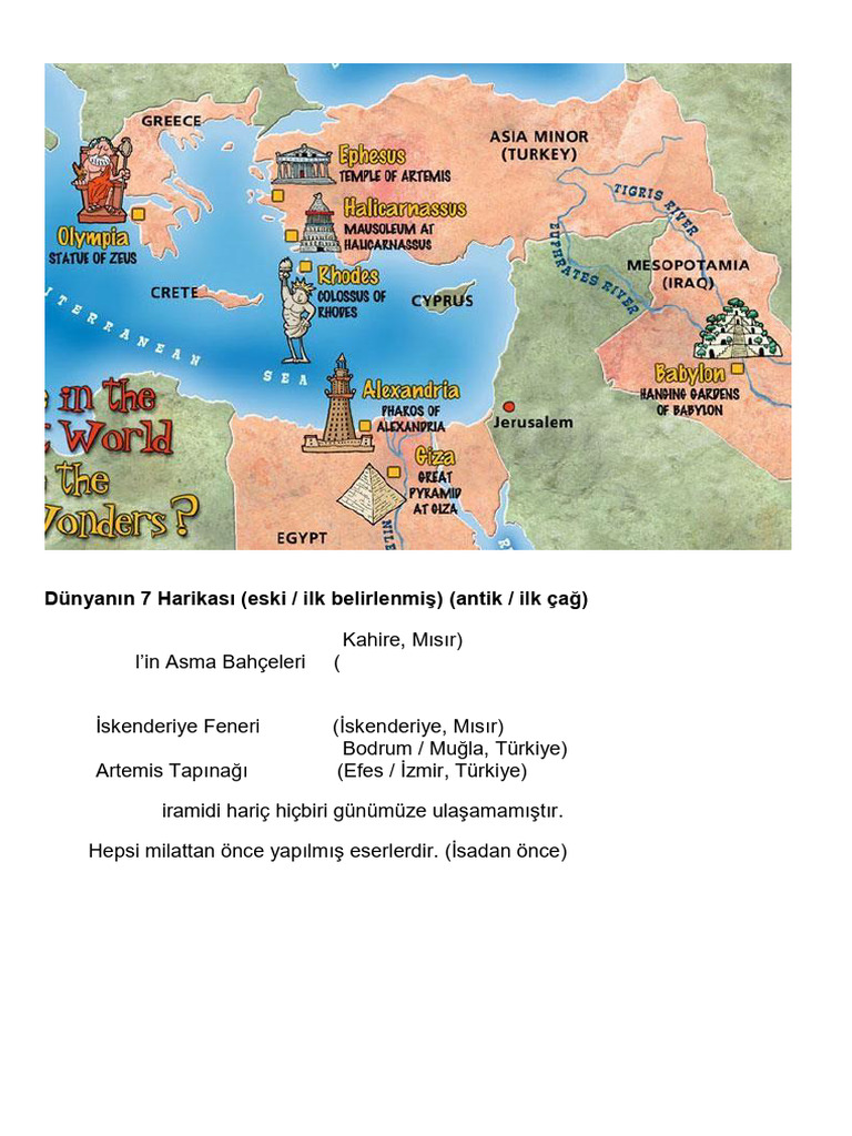 Dunyanin Yedi Harikasi | PDF