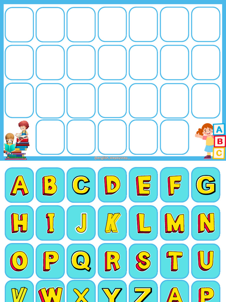 Alphabet Words @english - Stepbystep | PDF