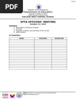 Sample PTA Attendance | PDF
