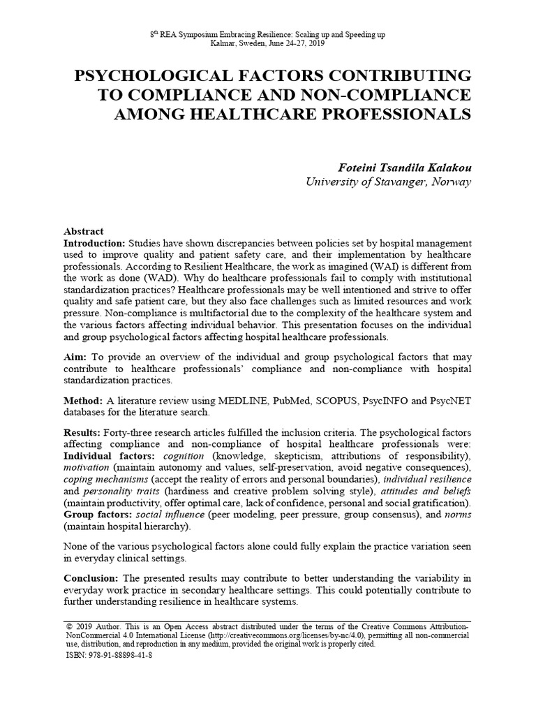 Ojsadmin,+poster 51 Tsandila+Kalakou3 | PDF | Psychological Resilience | Health Care