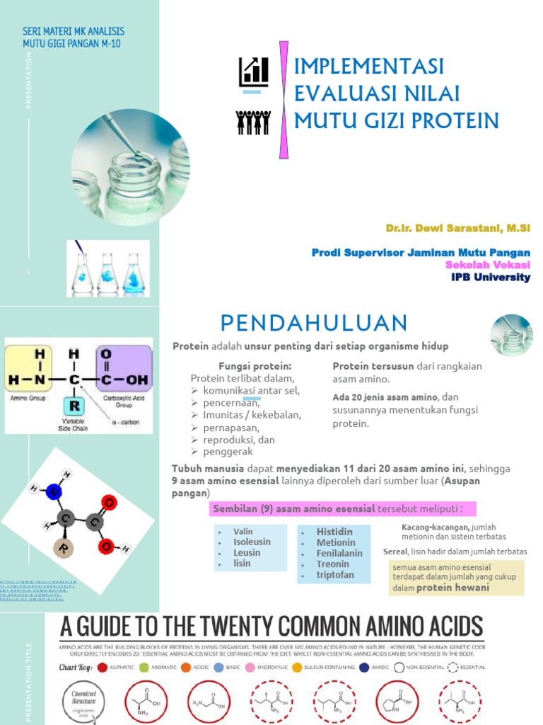 M10 Materi Implementasi I Ev Nilai Mutu Gizi | PDF