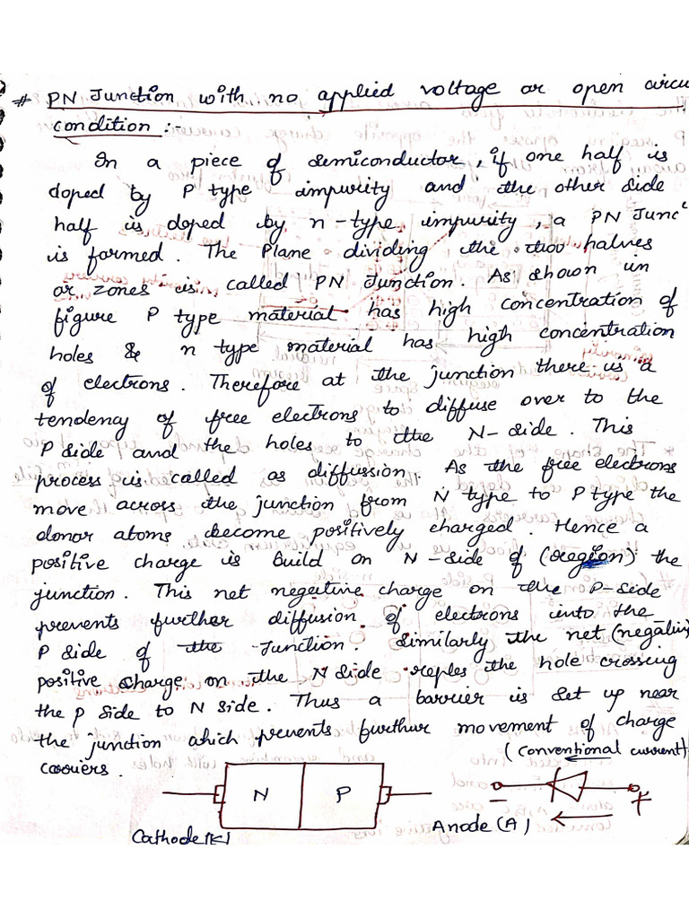 PN Junction Notes-1 | PDF