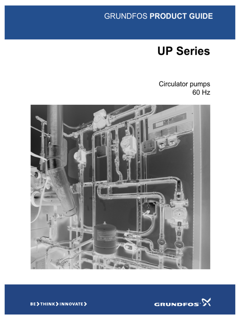 Grundfos UP Series Pump Guide | PDF | Valve | Mechanical Engineering