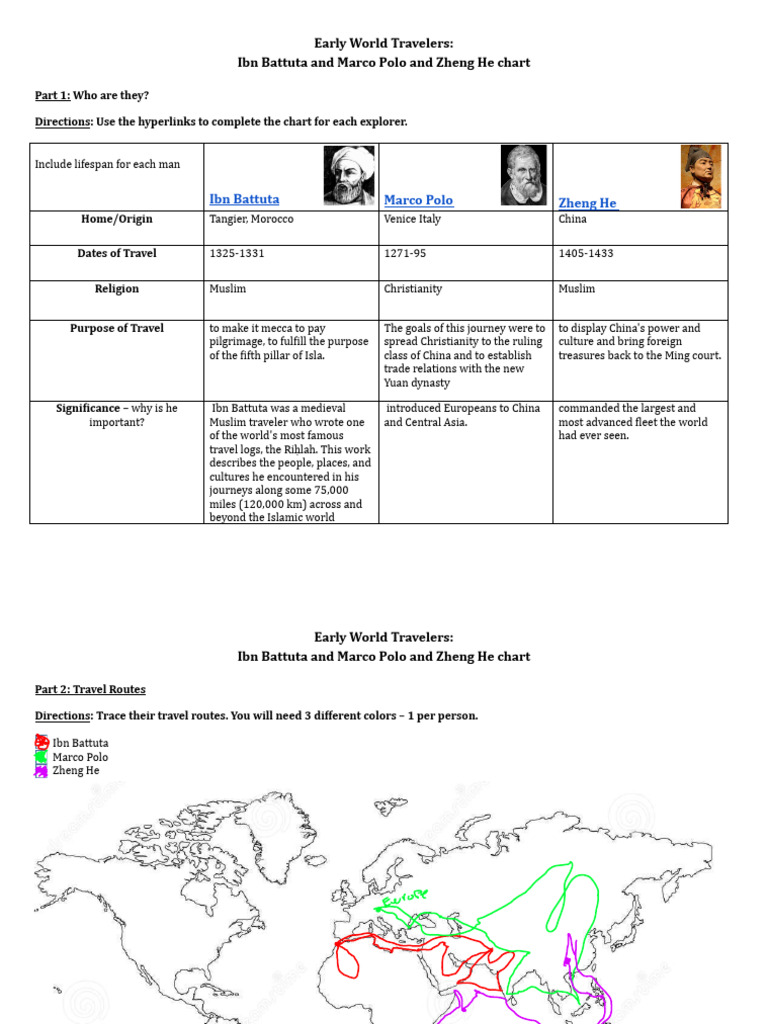 Kami Export - Carly Wenninger - Ibn Battuta-Marco Polo-Zheng He Chart | PDF