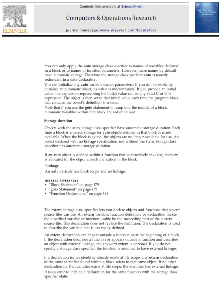 CM 52 | PDF | Scope (Computer Science) | C++