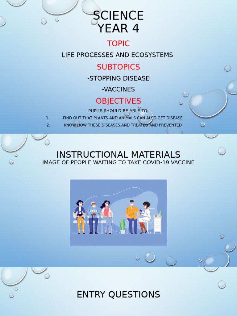 Science Lesson Notes Year 5 Week 3 | PDF | Vaccines | Vaccination