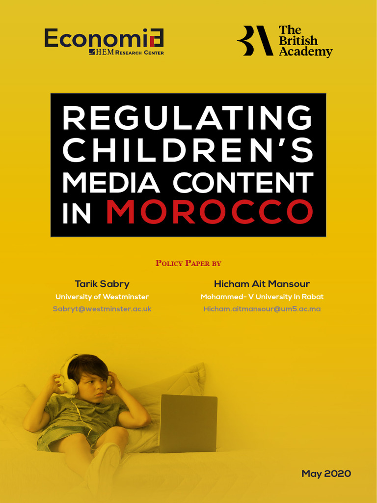 Regulation Media Morocco21052010 Policy Paper | PDF | Morocco | Ethnography