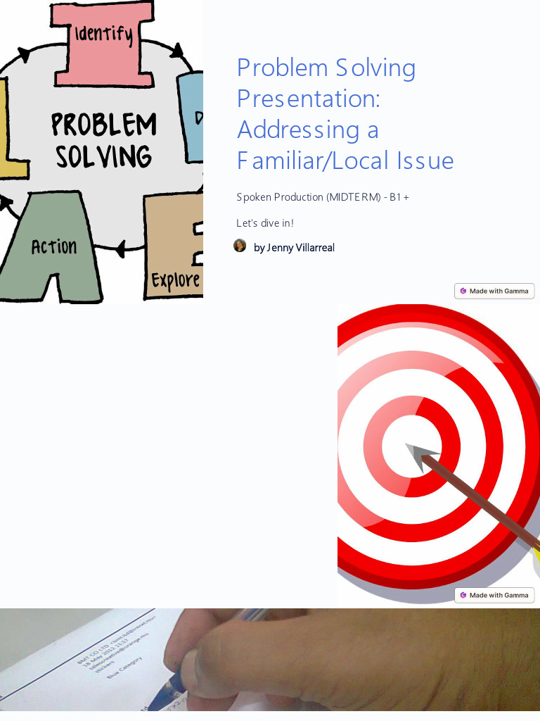 Problem Solving Presentation Guide | PDF | Languages | Foreign Language ...