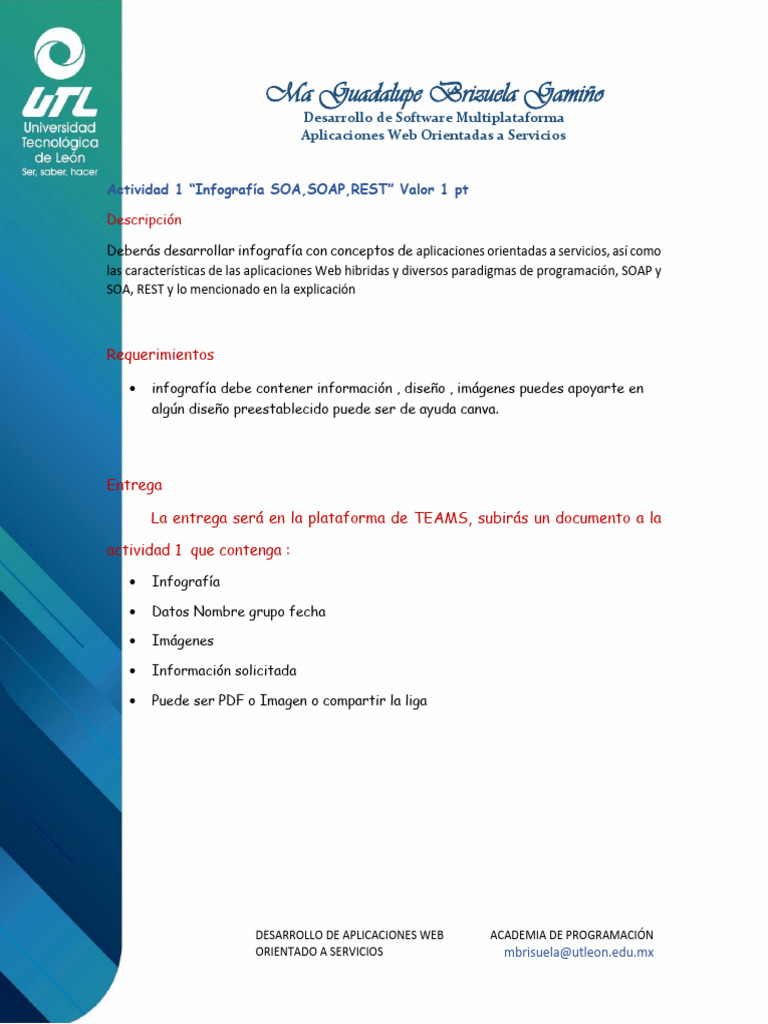 Actividad 1 Soa Soap Rest | PDF