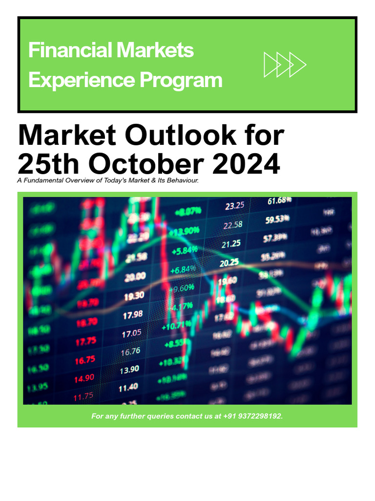 Market Outlook: October 25, 2024 Analysis | PDF | Stock Market ...
