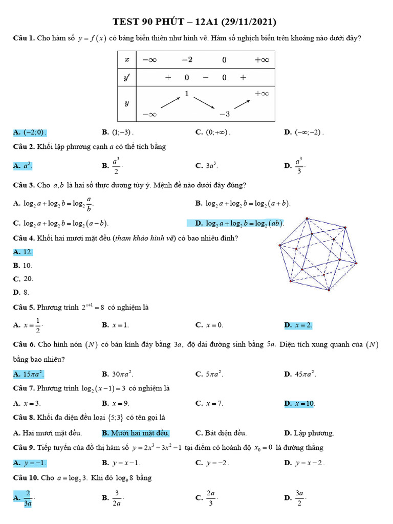Test 90' - 12a1 | PDF