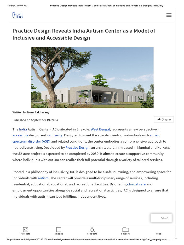 Practice Design Reveals India Autism Center As A Model of Inclusive and ...
