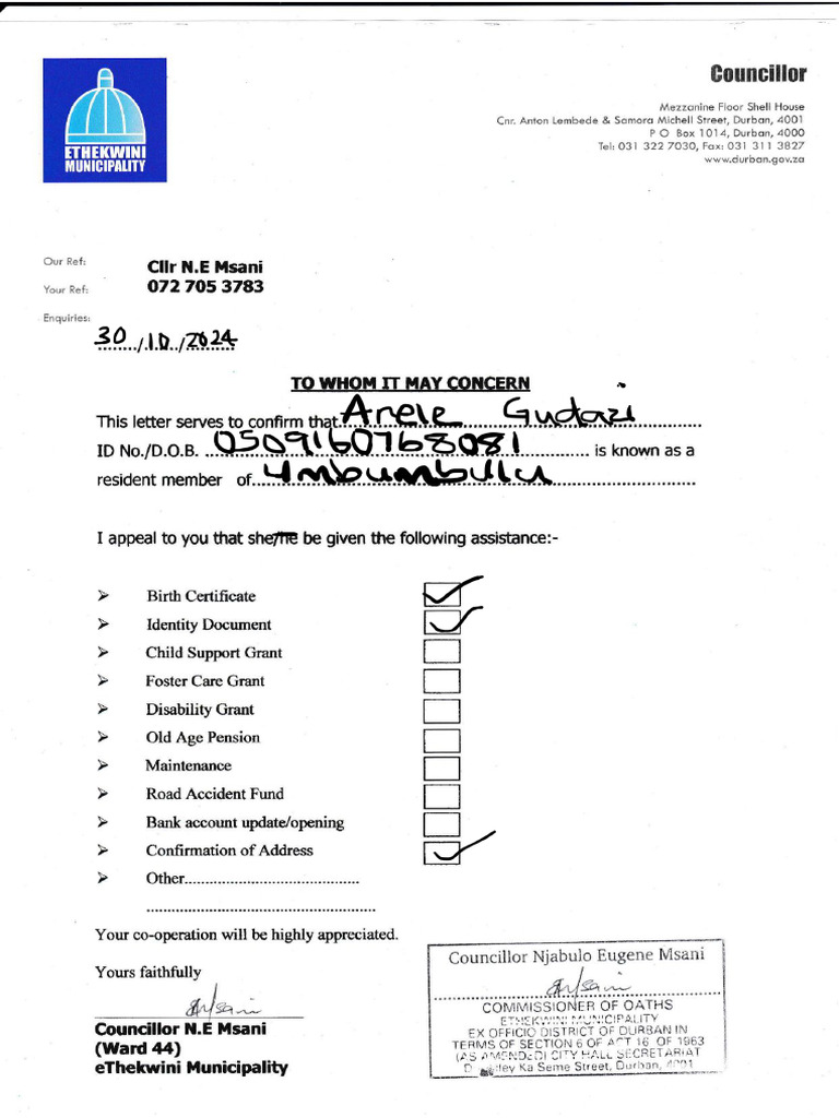 Proof of Address | PDF