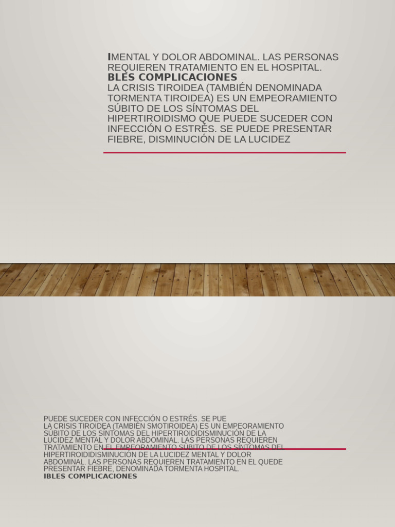 Antici Po | PDF | Hipertiroidismo | Tiroides