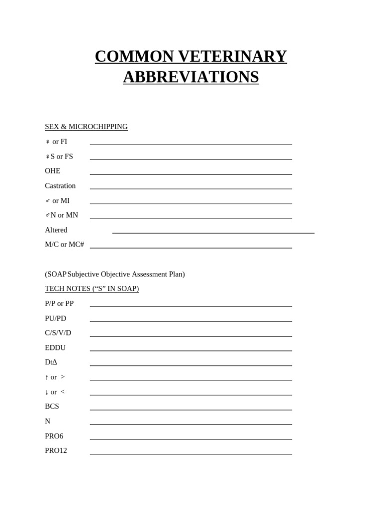 Bryan Prado - Abbreviaton Worksheet | PDF