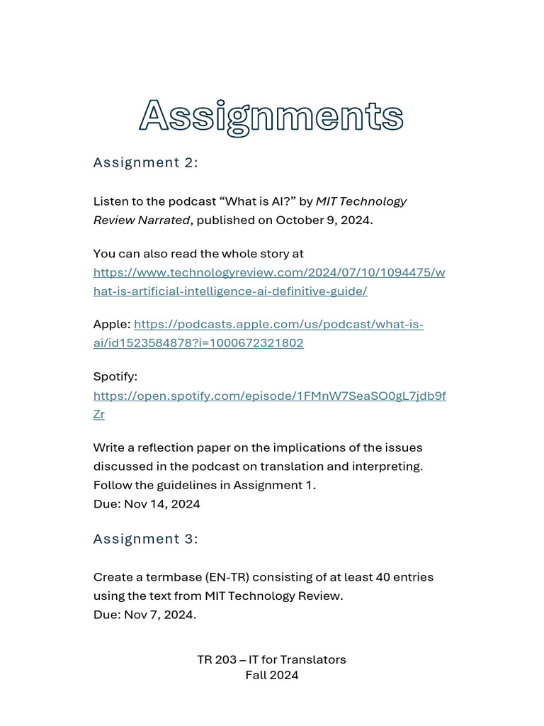 Assignments 2 3 | PDF