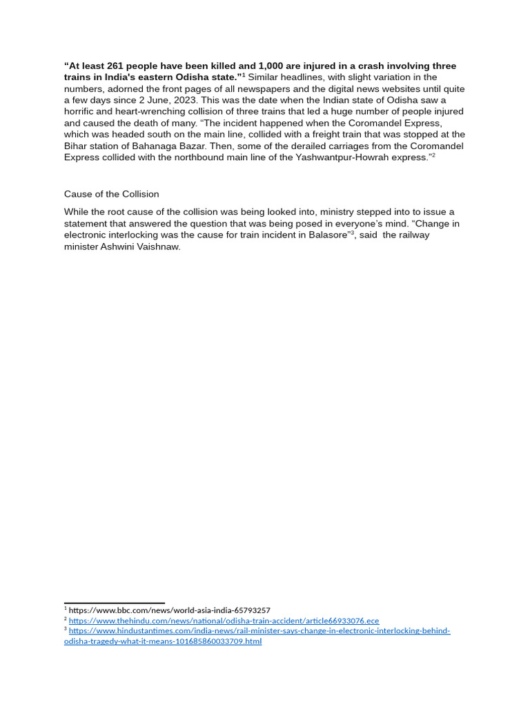 Odisha Incident | PDF