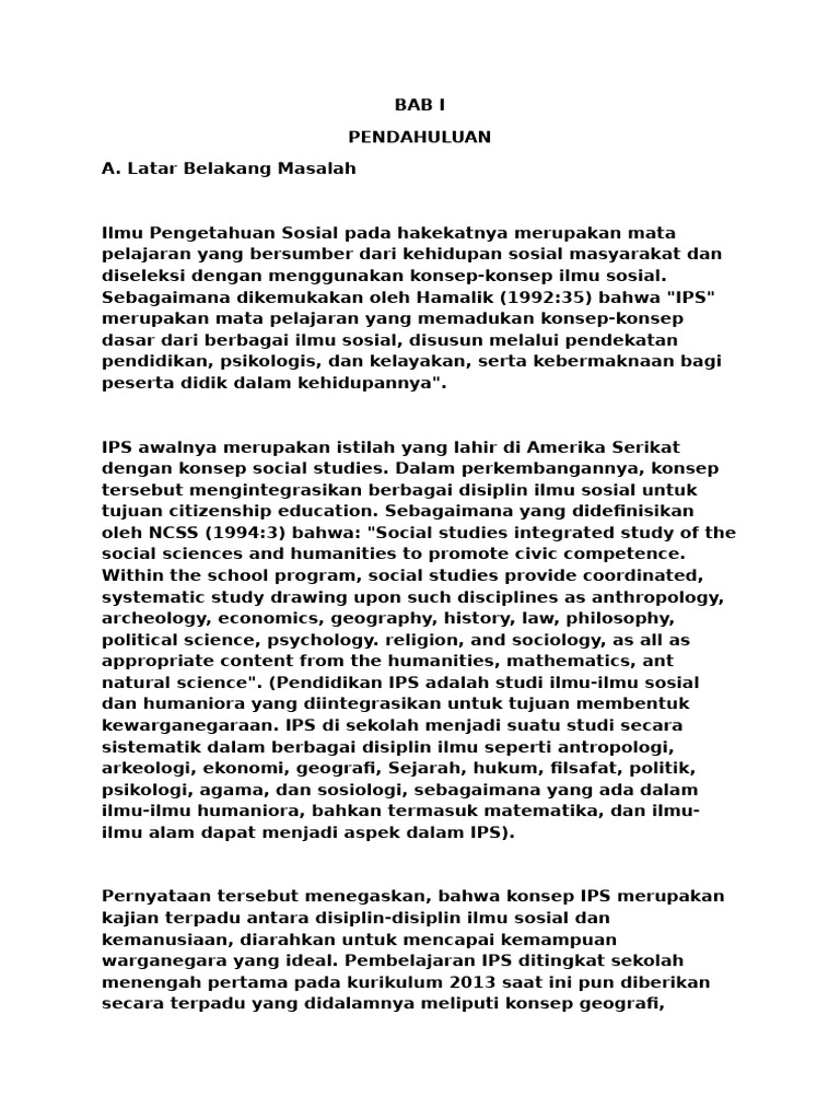 Pendidikan Ips | PDF