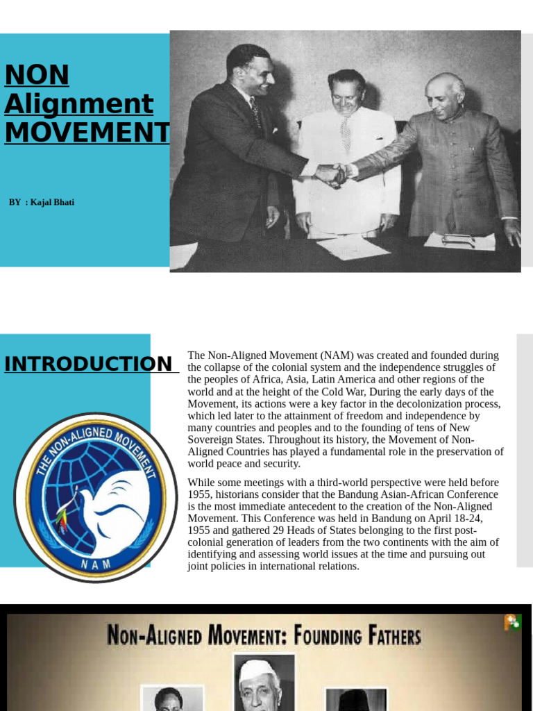 Non Aligned Movement - Cold War | PDF | Non Aligned Movement ...