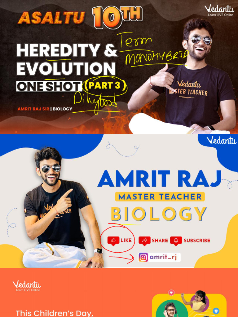 Heredity & Evolution - One Shot | PDF