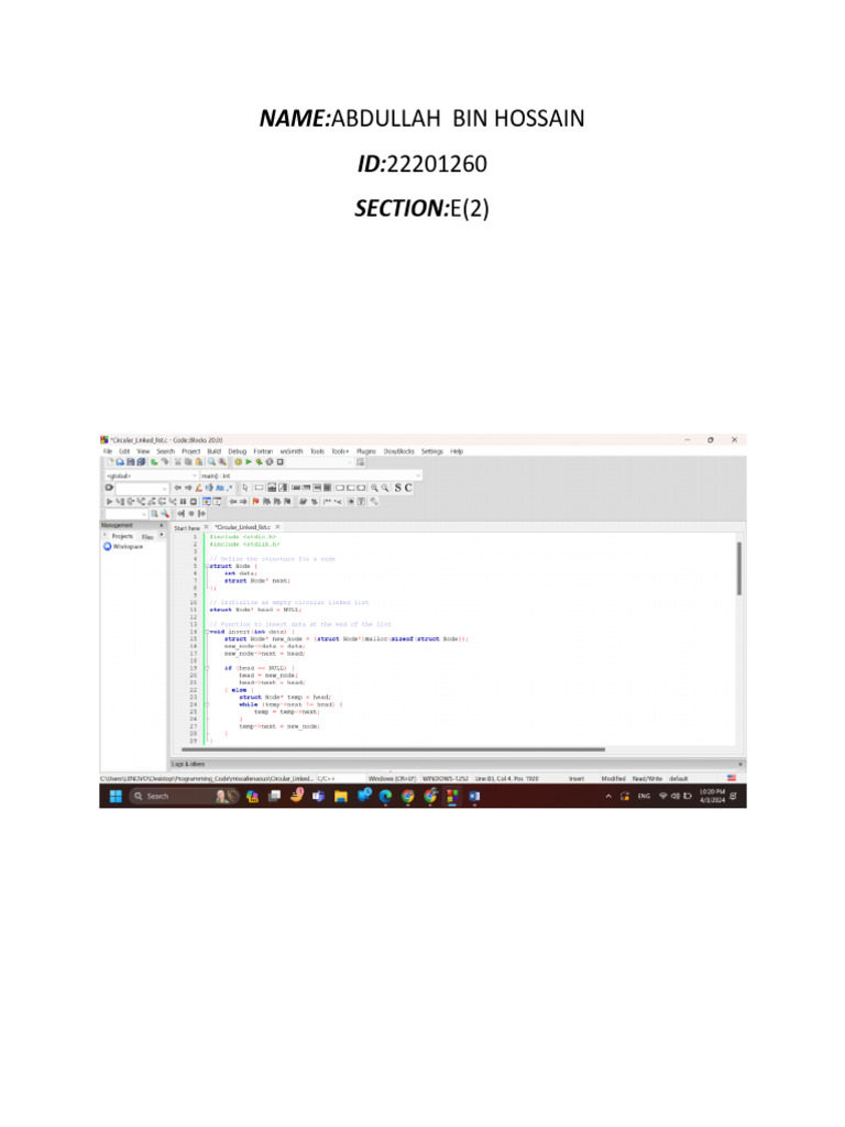 Circular_Linked_list | PDF