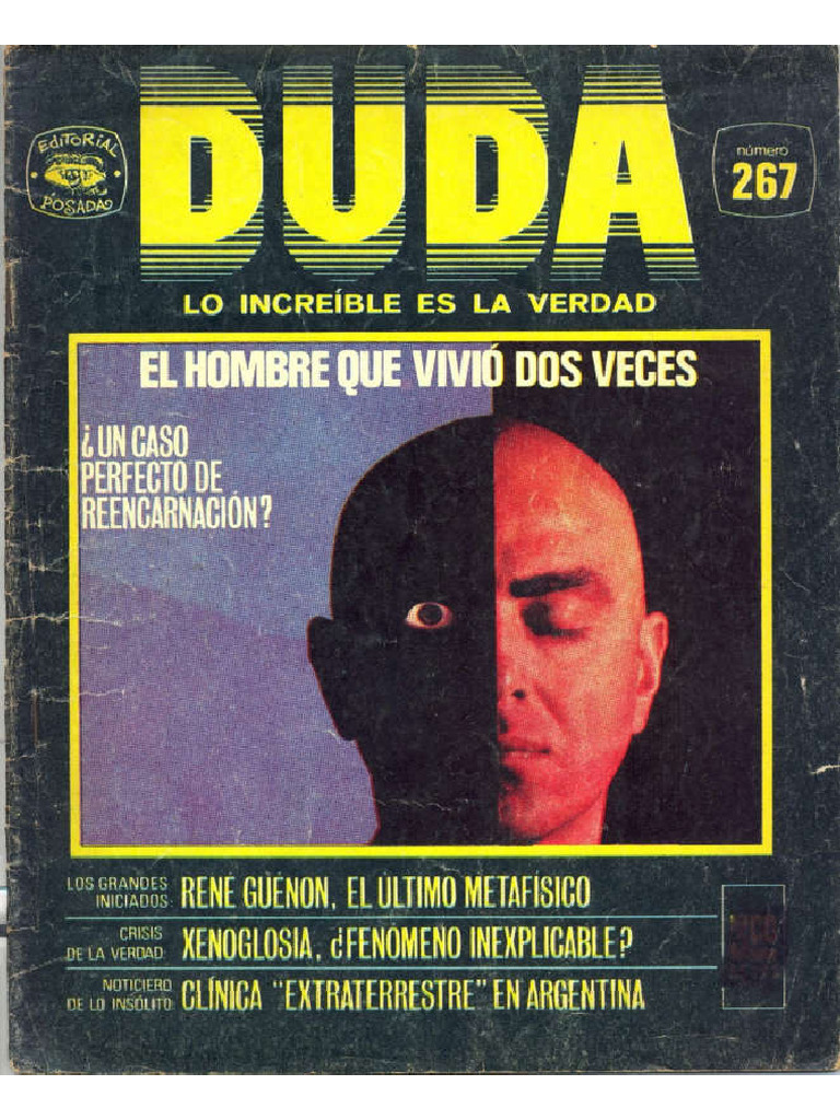 Revista - Duda - 0267 El Hombre Que Vivio 2 Veces | PDF