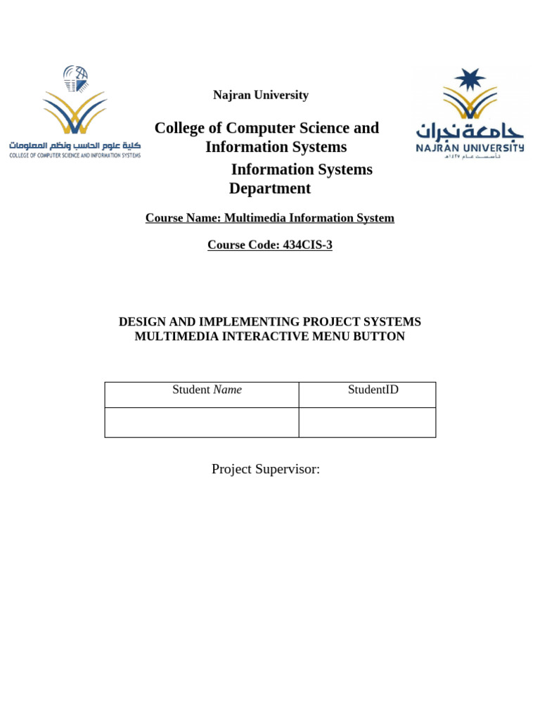 Multimedia Systems Project Guide | PDF | Art | Computers