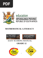 GR 10 - Resource Pack 2025 - Mathematical Literacy | PDF | Cupcake | Ratio
