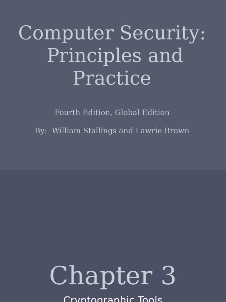 Cryptography for IT Security Students | PDF | Cryptography | Public Key Cryptography