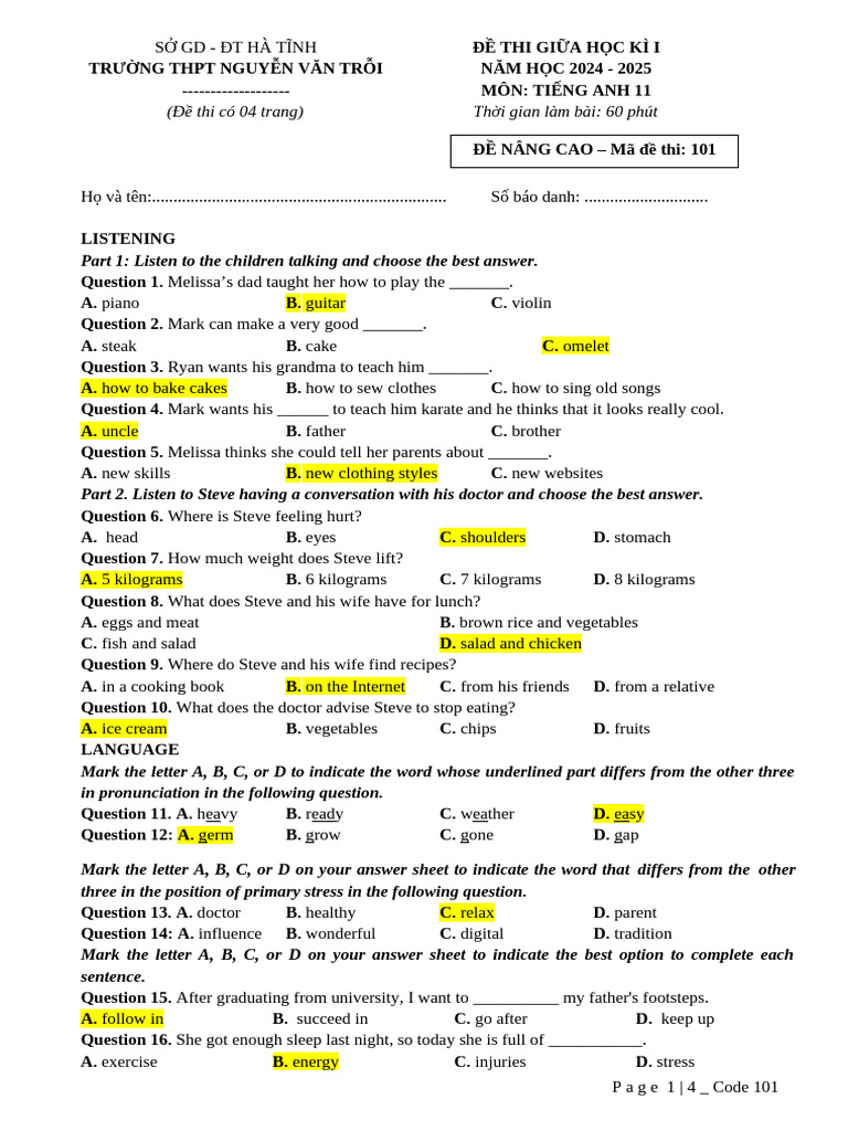 Code 101 Nâng Cao | PDF | Grandparent