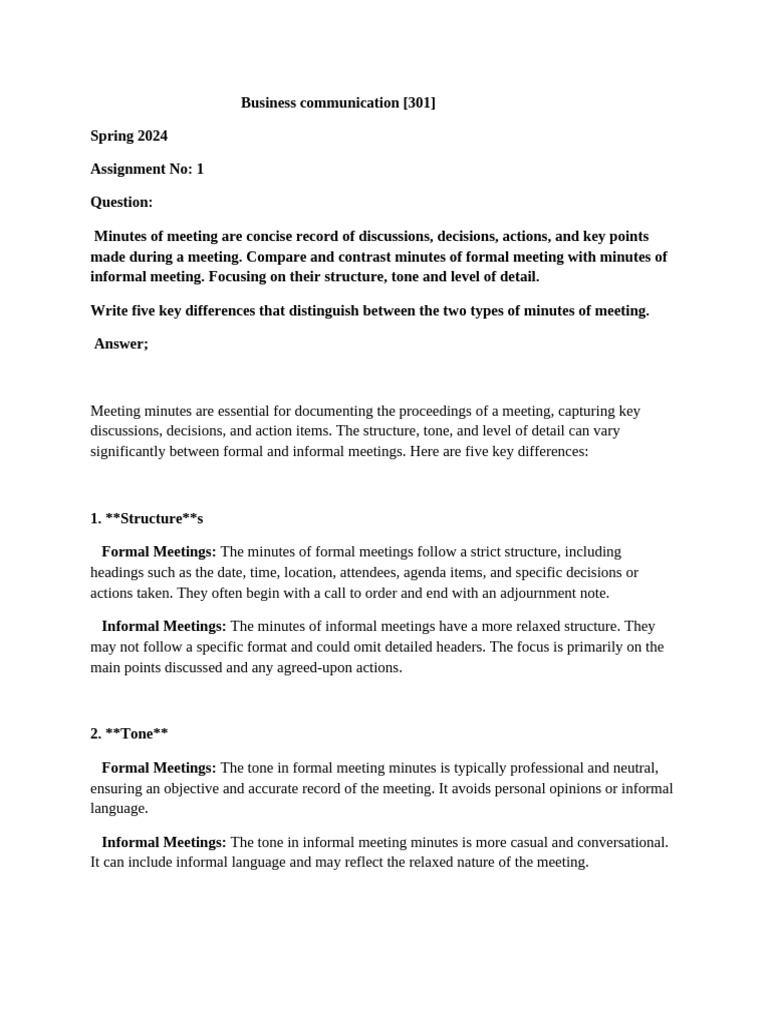 Eng 301 Assignment No.1 | PDF