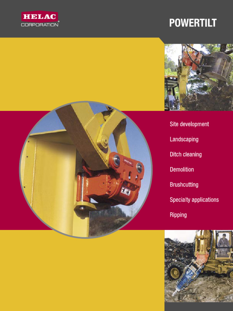 Helac PowerTilt Brochure | PDF | Gear | Actuator