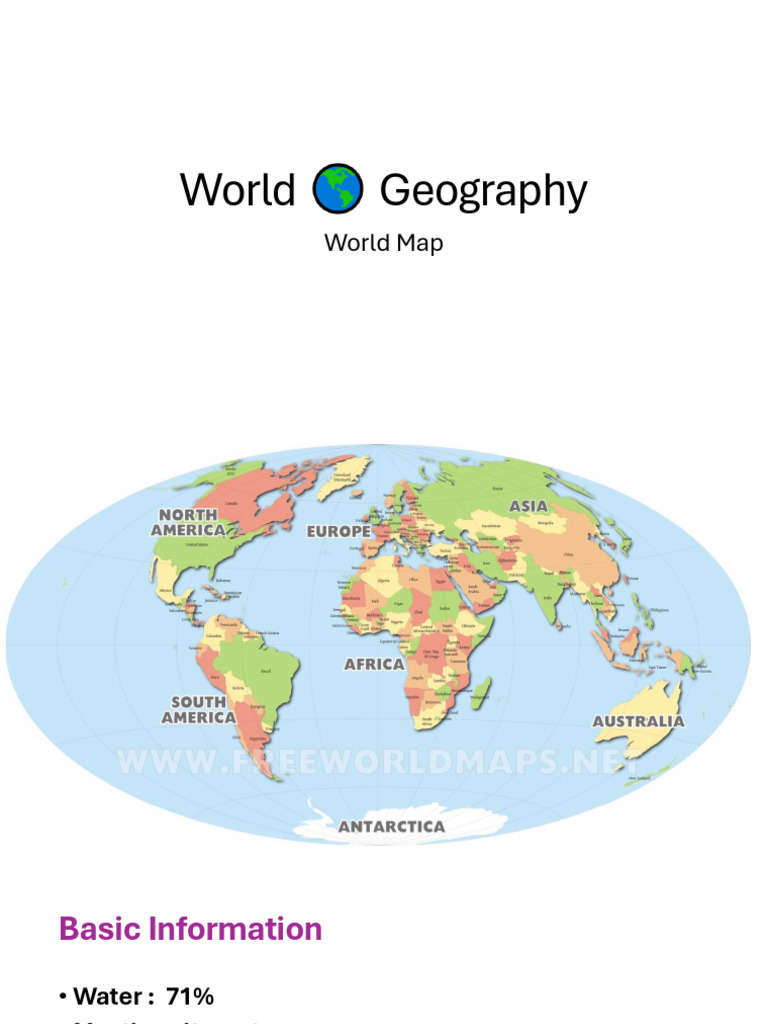 Geography of World | PDF