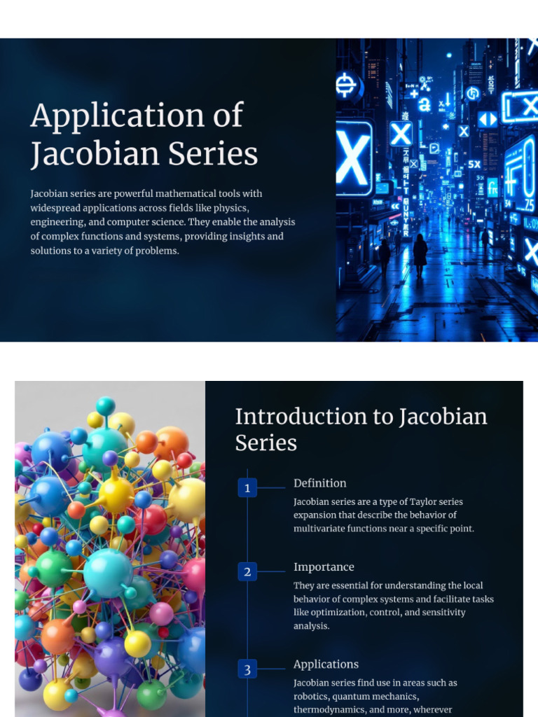 Application of Jacobian Series Ppt | PDF | Applied Mathematics | Algorithms Application of Jacobian Series Ppt | PDF | Applied Mathematics | Algorithms