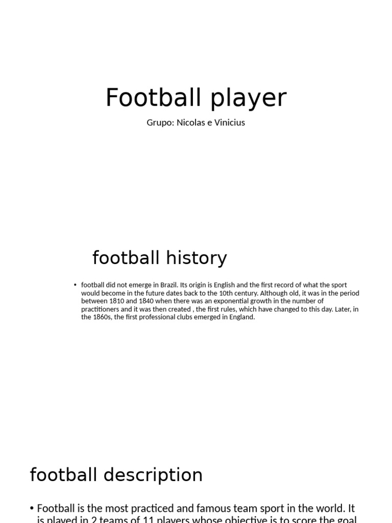 Football Player | PDF