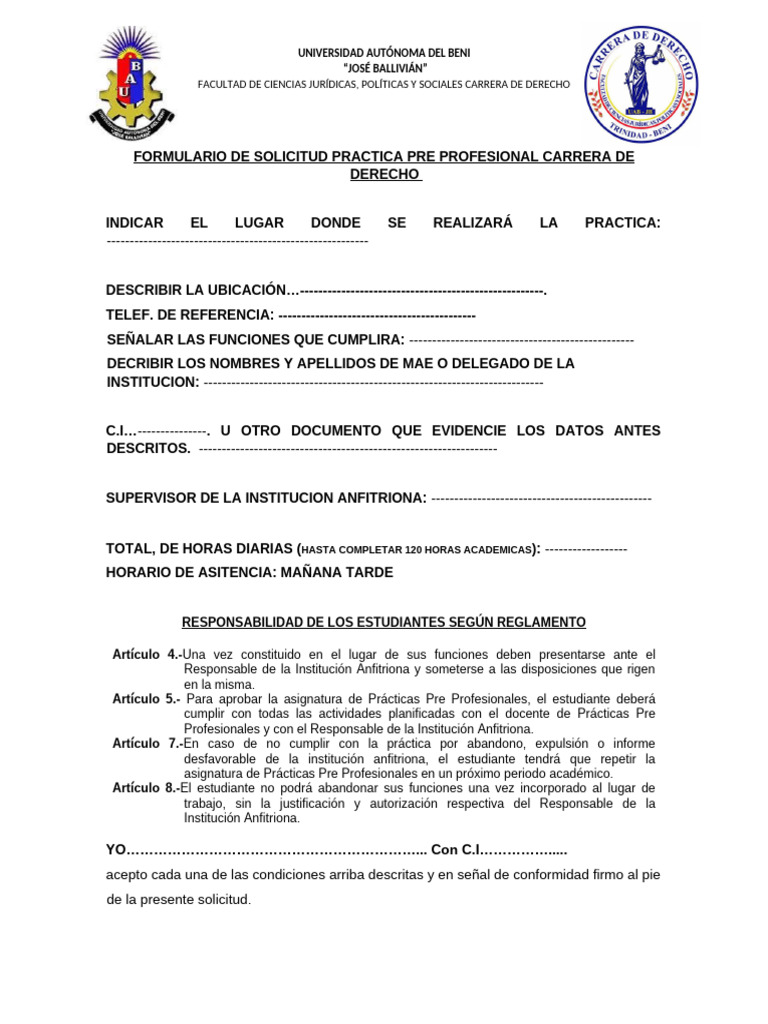 Solicitud de Practica | PDF | Institución | Justicia