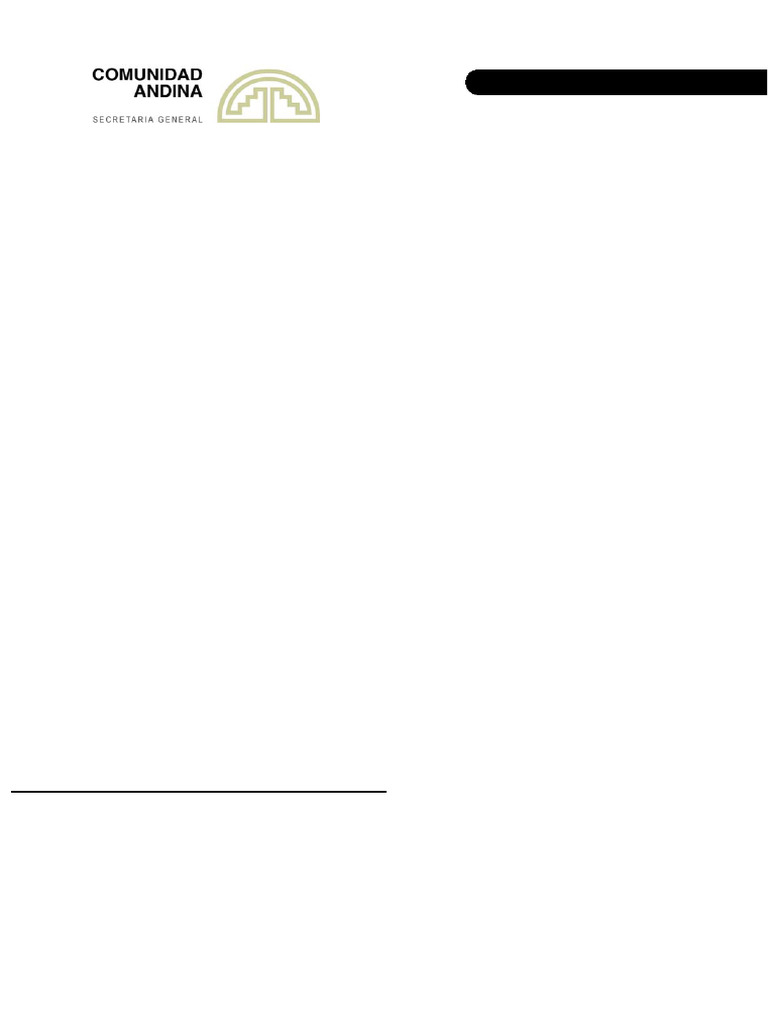 RESo1281MODIFICA LA RESOLUCIÓN 1239 Y ADOPTA EL FORMATO ELECTRÓNICO DE LA DECLARACIÓN ANDINA DEL ...