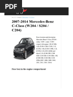 w203 Fuse Box Diagram | PDF | Trunk (Car) | Headlamp