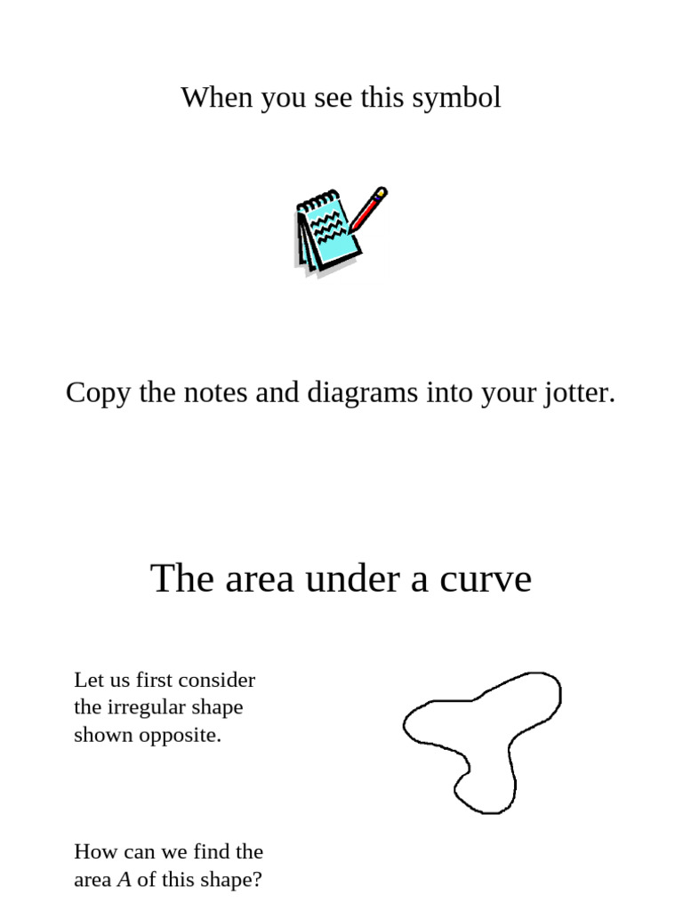 Integration-Area Under A Curve | PDF