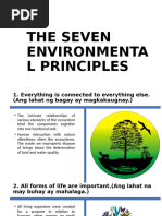 7 Environmental Principles | PDF | Ecosystem | Resource