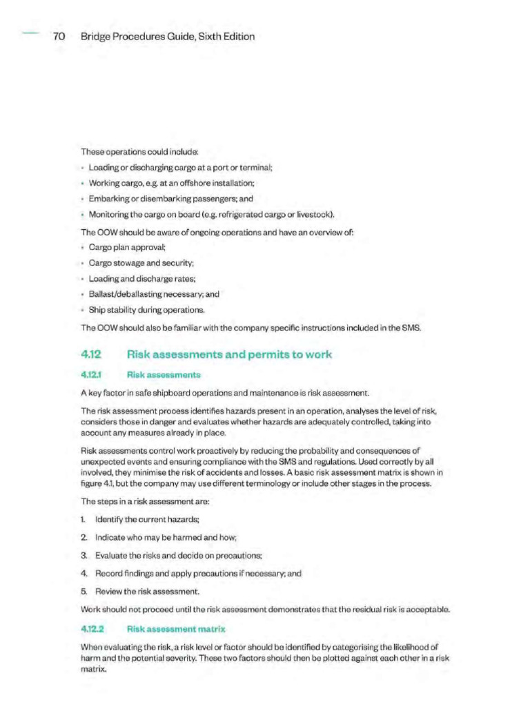 ICS BPG 6E Risk Assessment - PTW | PDF