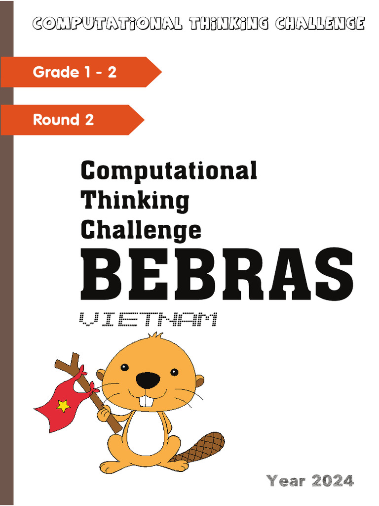 Bebras 2024- Đề thi vòng 2 - CĐ 1 | PDF