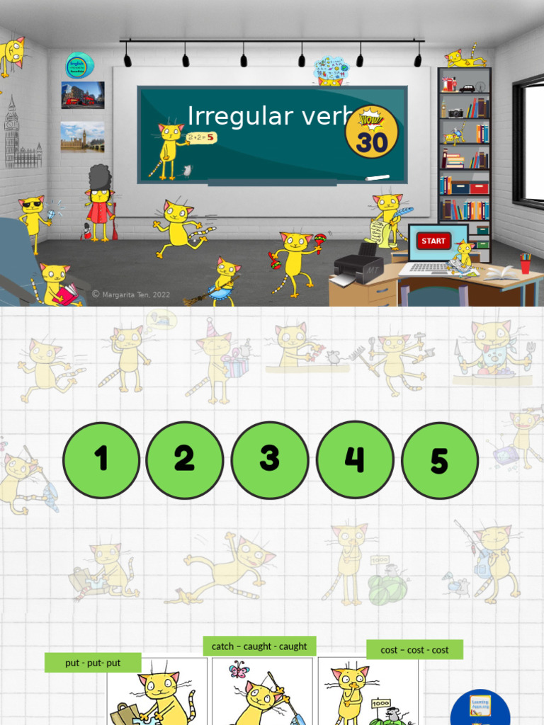 Irr - Verbs 30 Verbs Presentation | PDF